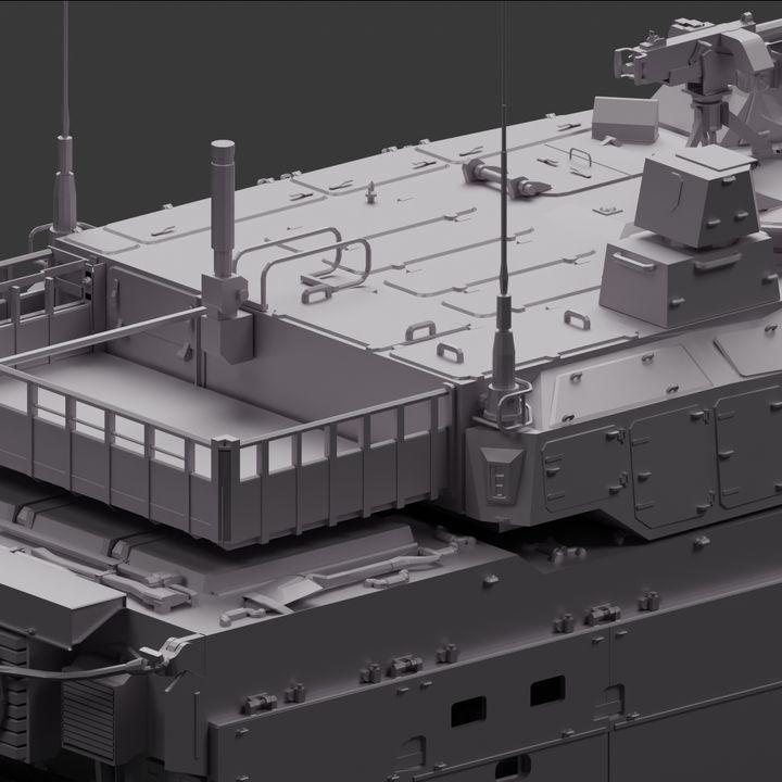 3D Printable Japanese JGSDF Type 10 MBT by The Military Industrial Complex