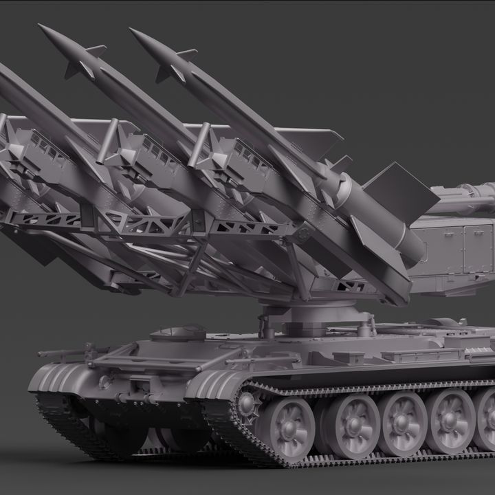 3D Printable S-125 Neva SC on T55 by The Military Industrial Complex