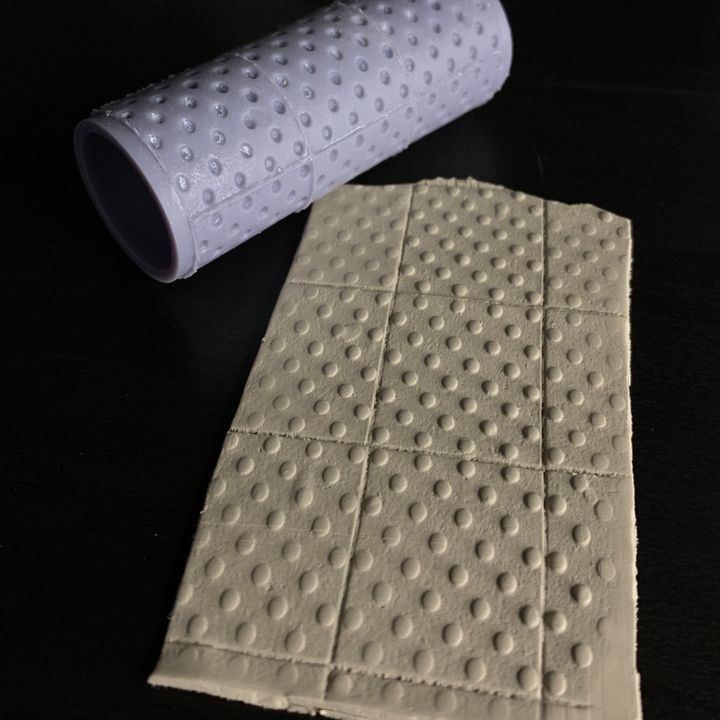 3D Printable STL file - Texture Rolling Pin for Clay and Polymer ...