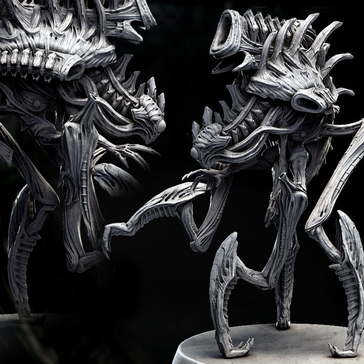 3D Printable Death Colossus (Pose 2 of 2) by Mini Monster Mayhem
