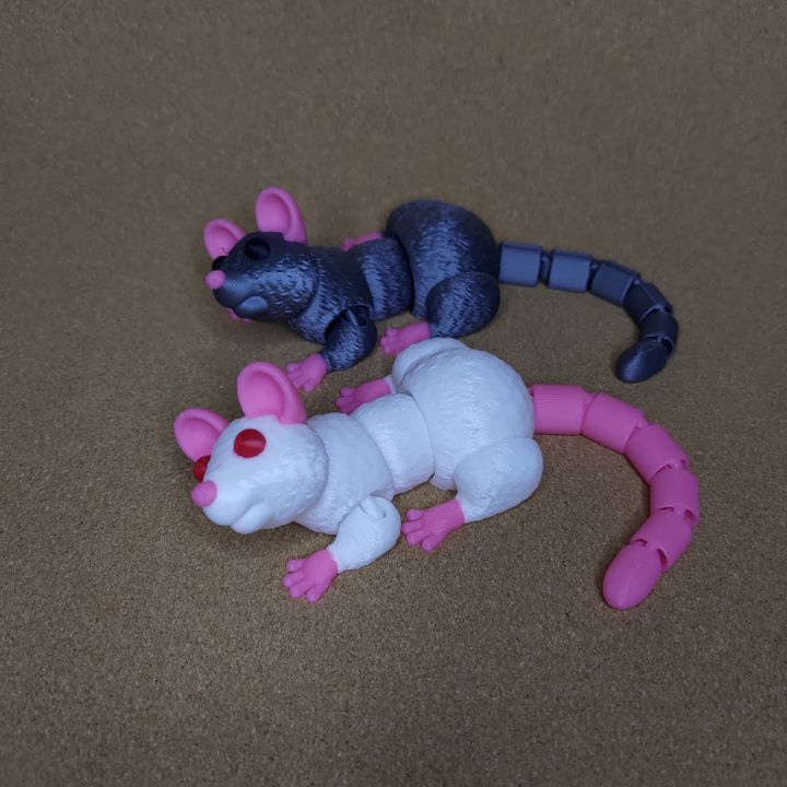 3D Printable FLEXI RAT by ILNUR KHARISOV