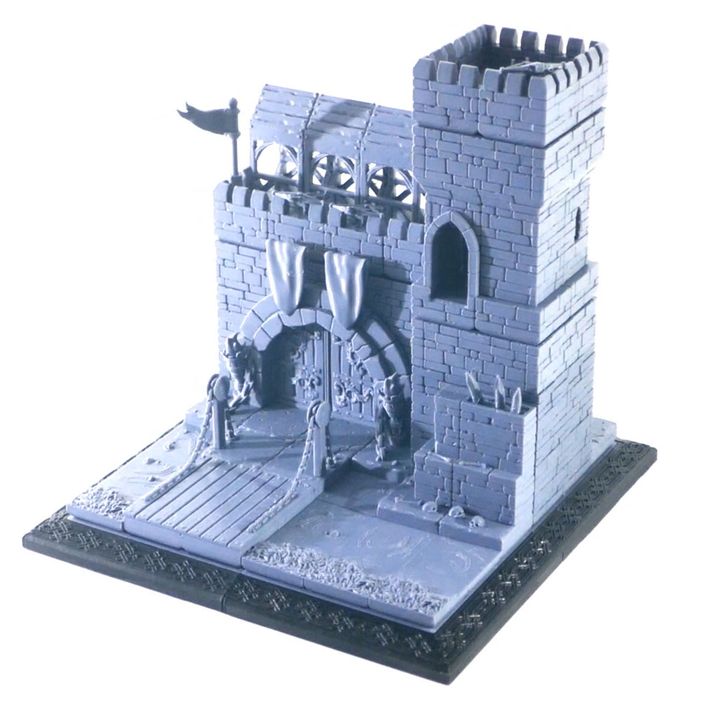 3D Printable RAMPARTS & RUINS (Dungeon Blocks) by Dungeon Blocks