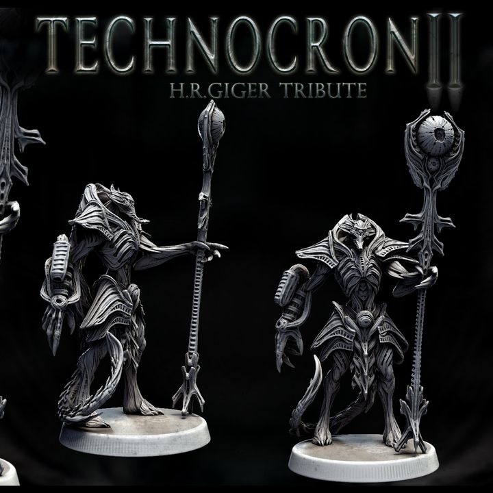 3D Printable Techno-MasterMind (pose 2 of 3) by Mini Monster Mayhem