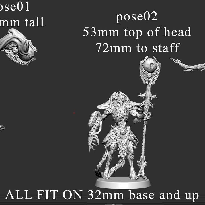 3D Printable Techno-MasterMind (pose 2 of 3) by Mini Monster Mayhem