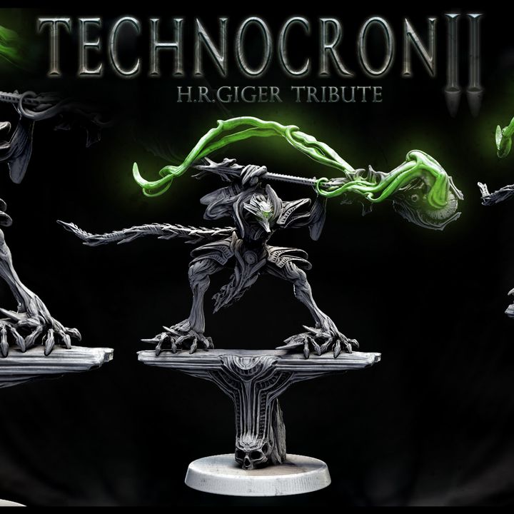 3D Printable Techno-MasterMind (pose 3 of 3) by Mini Monster Mayhem