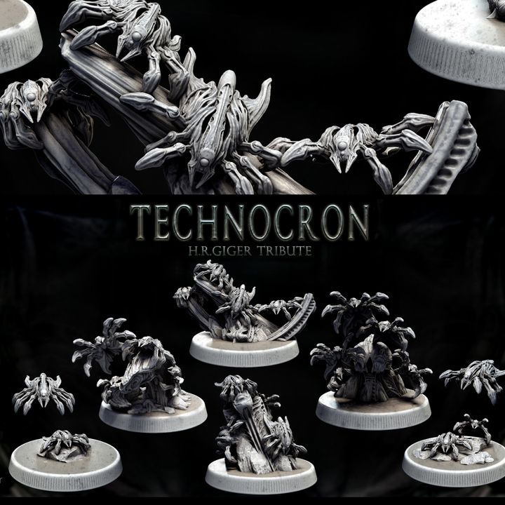 3D Printable XenoBot ( All 8 poses) by Mini Monster Mayhem