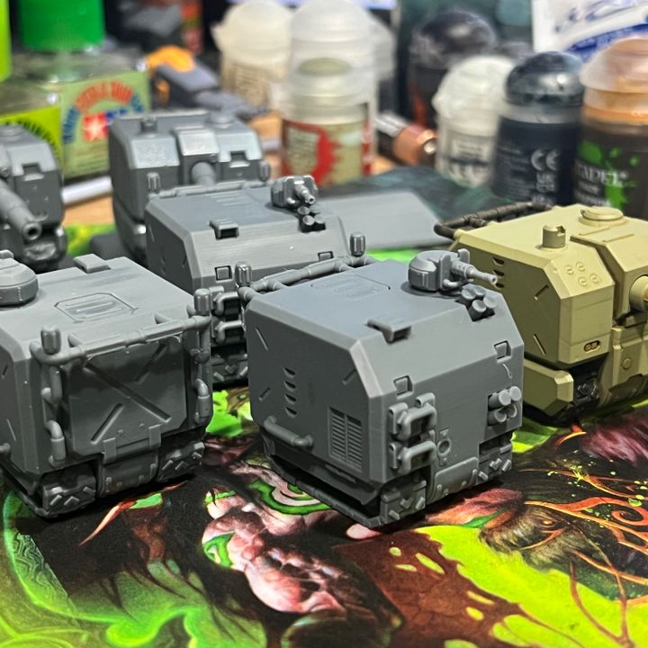 3D Print of [Block Army] Armored Block Carrier by 16333