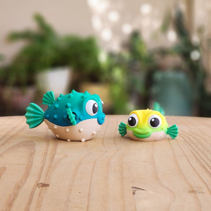 3D Printable PUFFER FISH by Rogi Studios