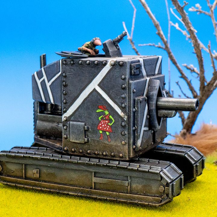 3D Printable Crusader Baeliog Heavy Gun Tractor by Josh Qualtieri