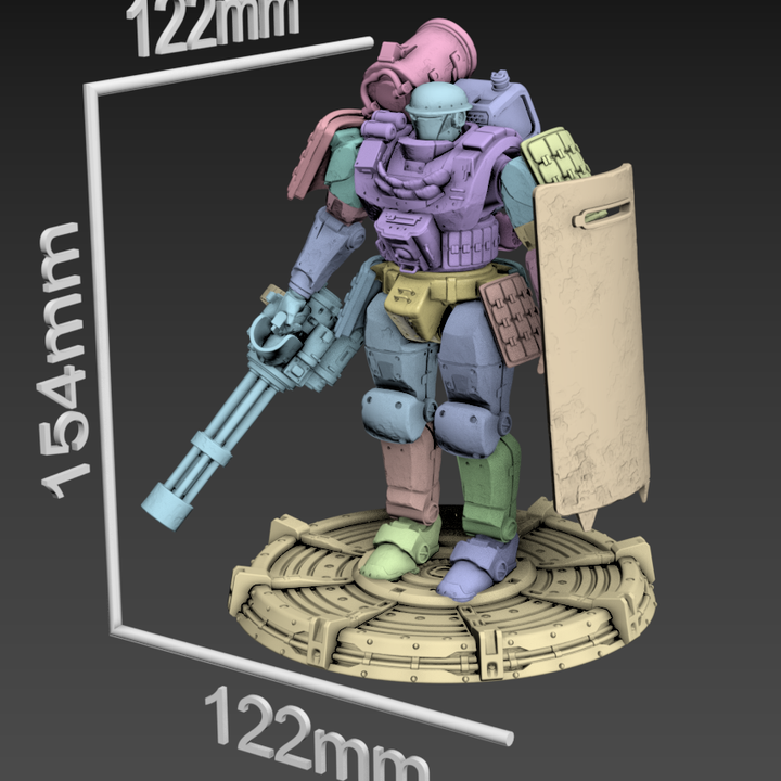 3D Printable Drake Poseable 100mm set by Extra Guy