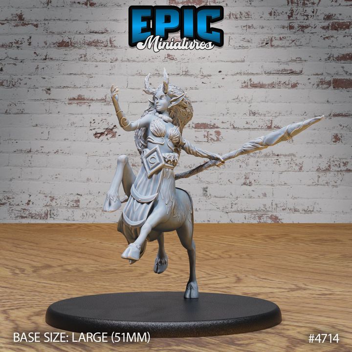 3D Printable Faun Druid Victory / Goat Human Hybrid / Centaur Warrior ...