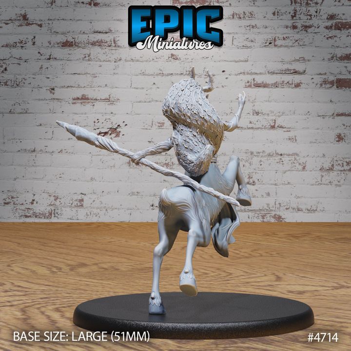 3D Printable Faun Druid Victory / Goat Human Hybrid / Centaur Warrior ...