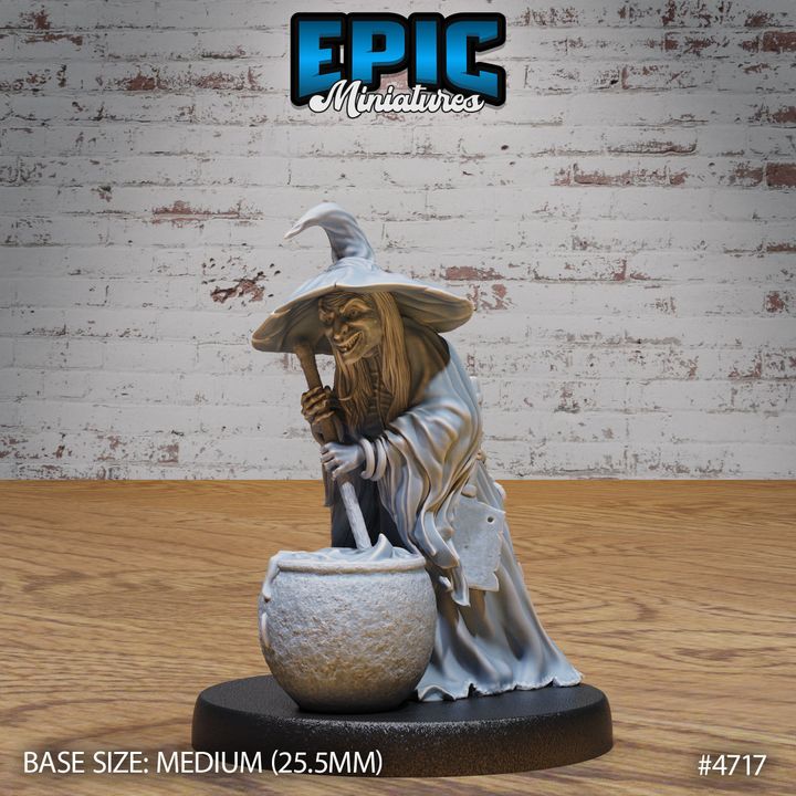 3D Printable Green Hag Set / Forest Witch / Evil Spirit / Woodland ...