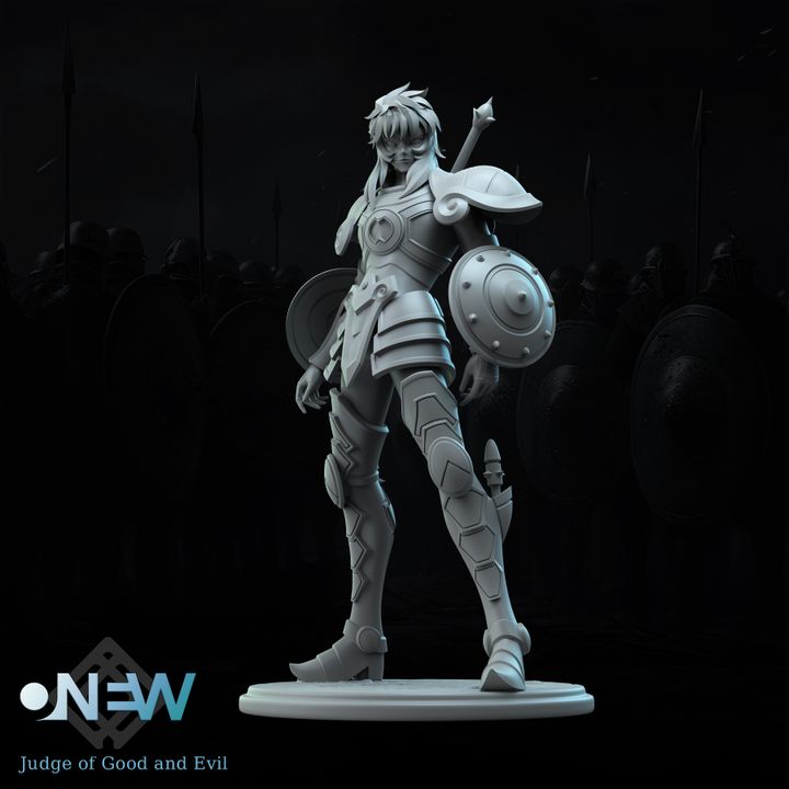 3D Printable Judge of Good and Evil by ONew