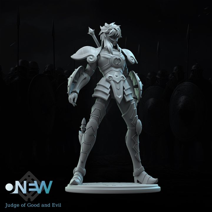 3D Printable Judge of Good and Evil by ONew