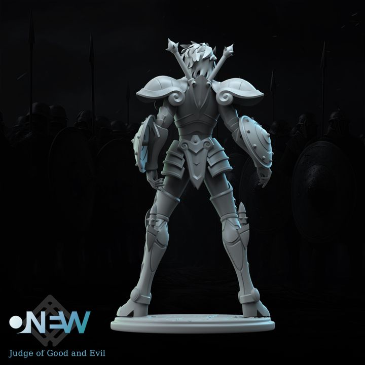 3D Printable Judge of Good and Evil by ONew