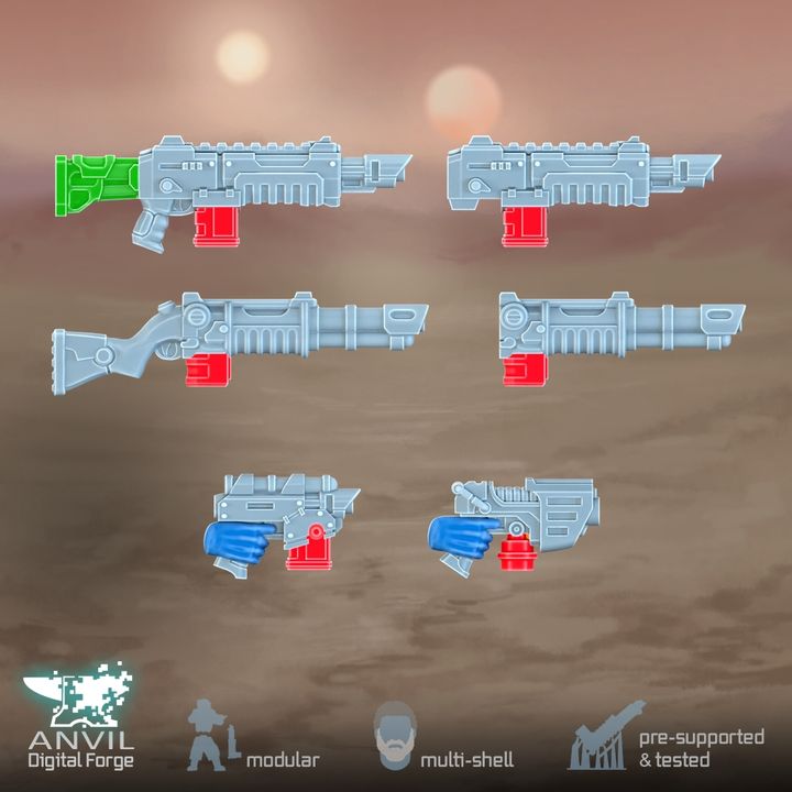 3D Printable British Space Force - Modular Dress Uniform Infantry ...