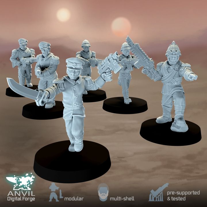 3D Printable British Space Force - Modular Dress Uniform Infantry ...