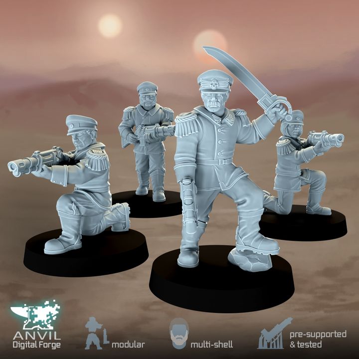 3D Printable British Space Force - Modular Dress Uniform Infantry ...