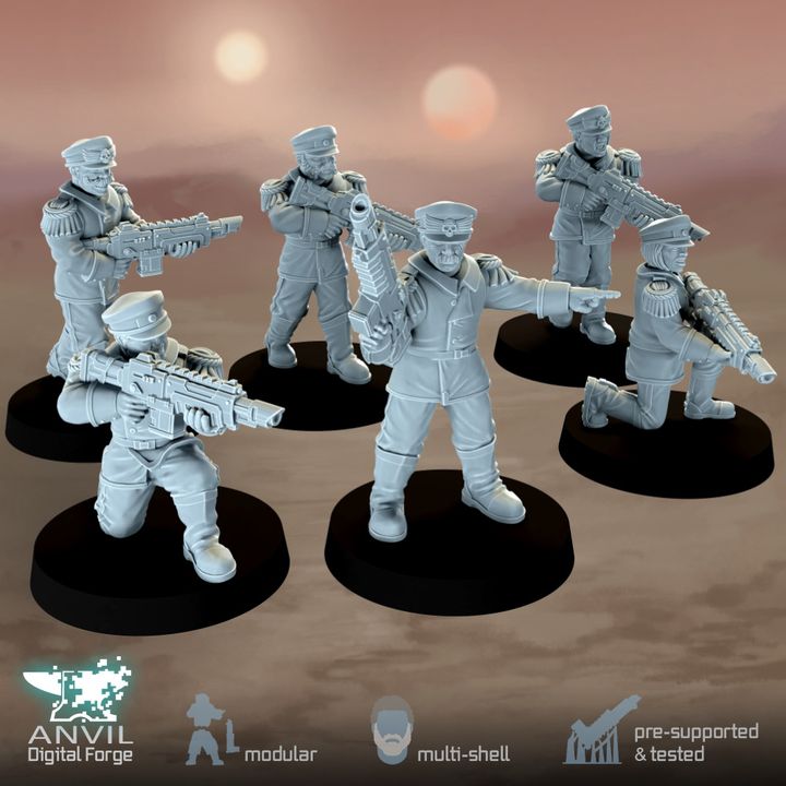 3D Printable British Space Force - Modular Dress Uniform Infantry ...
