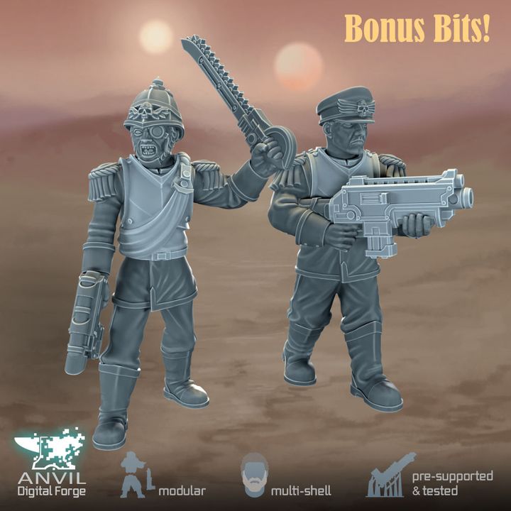 3D Printable British Space Force - Modular Dress Uniform Infantry ...