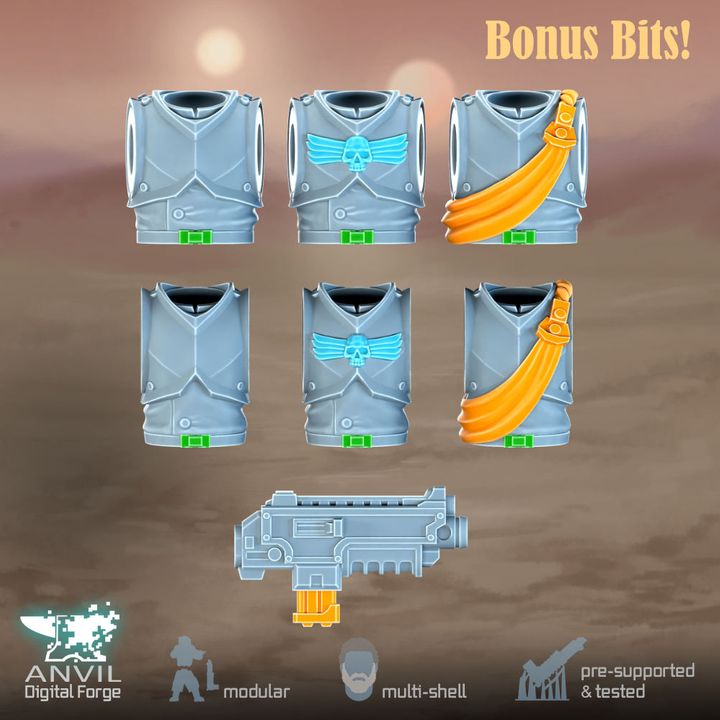 3D Printable British Space Force - Modular Dress Uniform Infantry ...