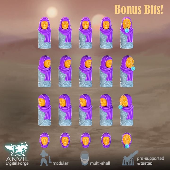 3D Printable British Space Force - Modular Dress Uniform Infantry ...