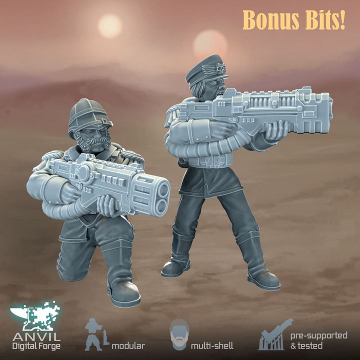 3D Printable British Space Force - Modular Dress Uniform Infantry ...