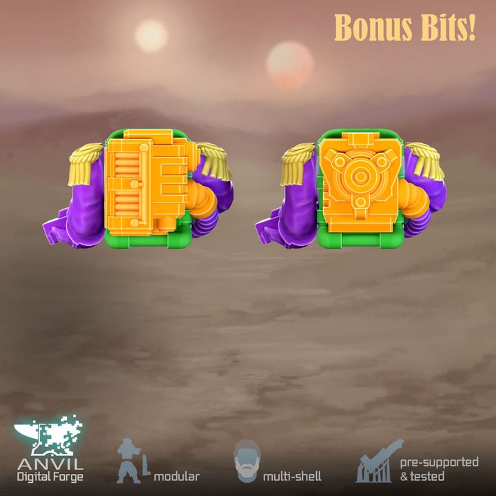 3D Printable British Space Force - Modular Dress Uniform Infantry ...