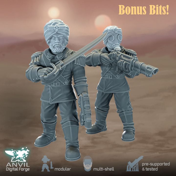 3D Printable British Space Force - Modular Dress Uniform Infantry ...