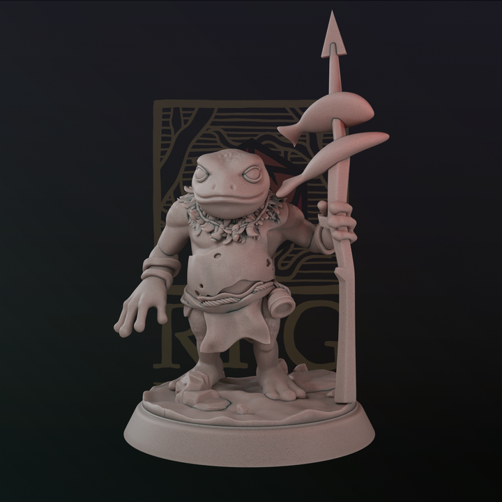 3D Printable D&D Monsters - Bullywug by RPG Figures