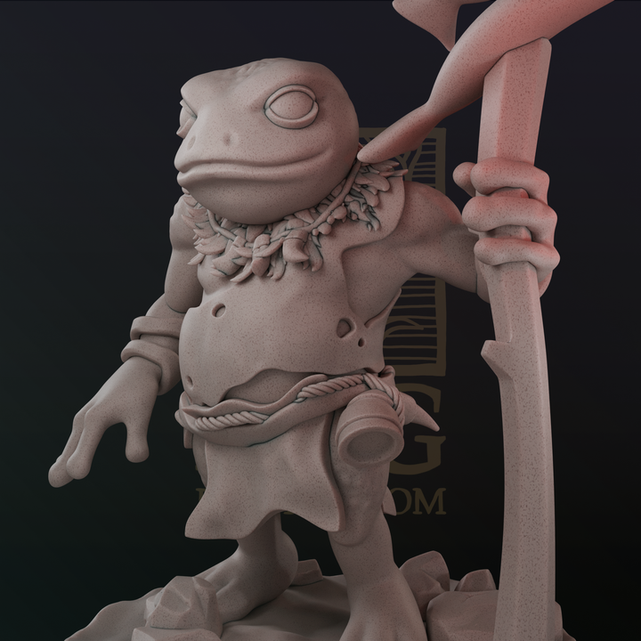 3D Printable D&D Monsters - Bullywug by RPG Figures