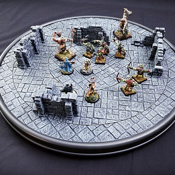 3D Printable Ultimate Dungeon Terrain - Dungeon Floor by Terrainify
