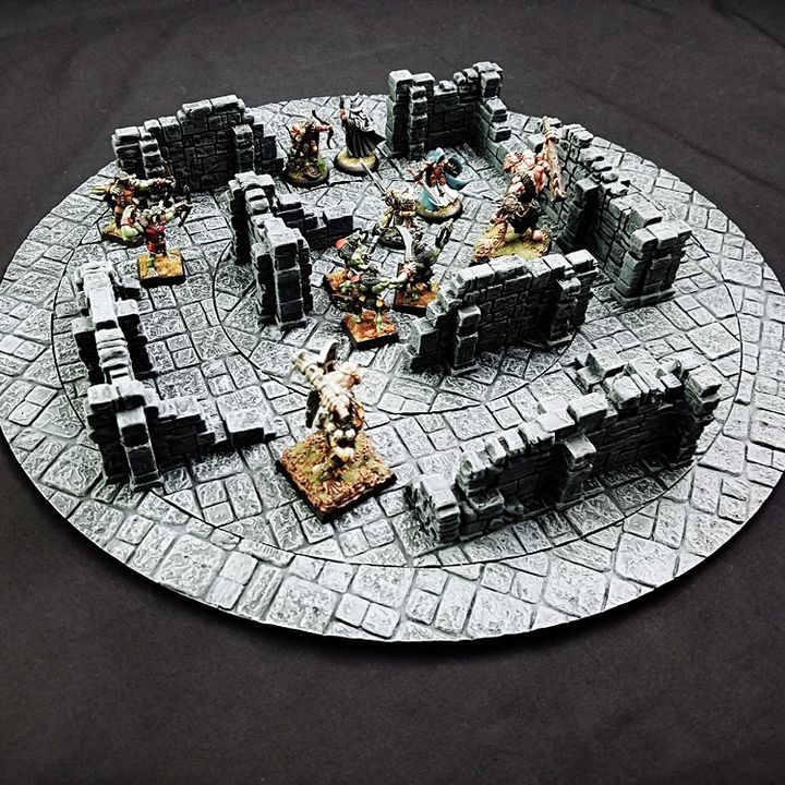 3D Printable Ultimate Dungeon Terrain - Dungeon Floor by Terrainify
