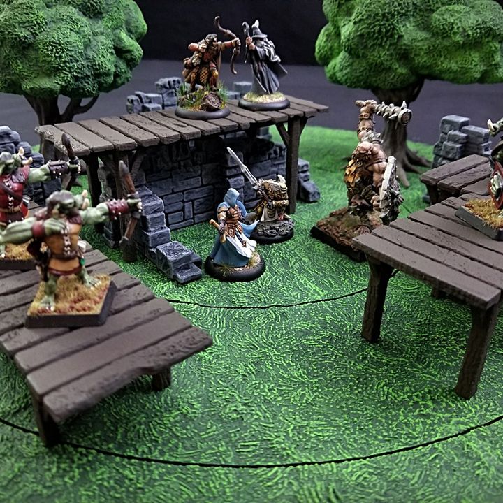 3D Printable Ultimate Dungeon Terrain - Grass by Terrainify