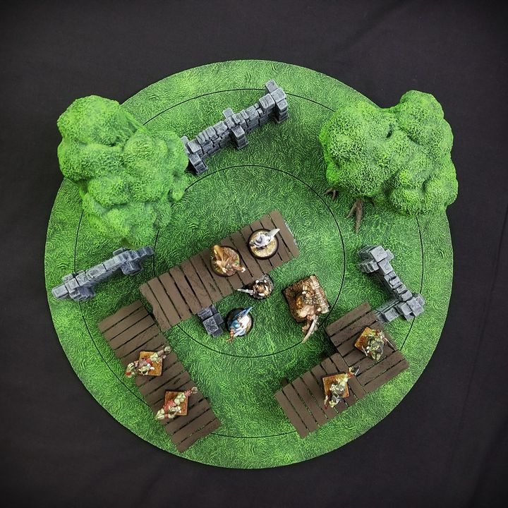 3D Printable Ultimate Dungeon Terrain - Grass by Terrainify