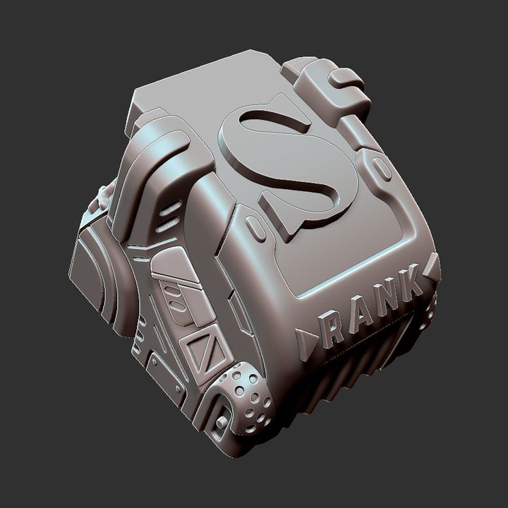 3D Printable Rank S Keycap by Creasi Workshop