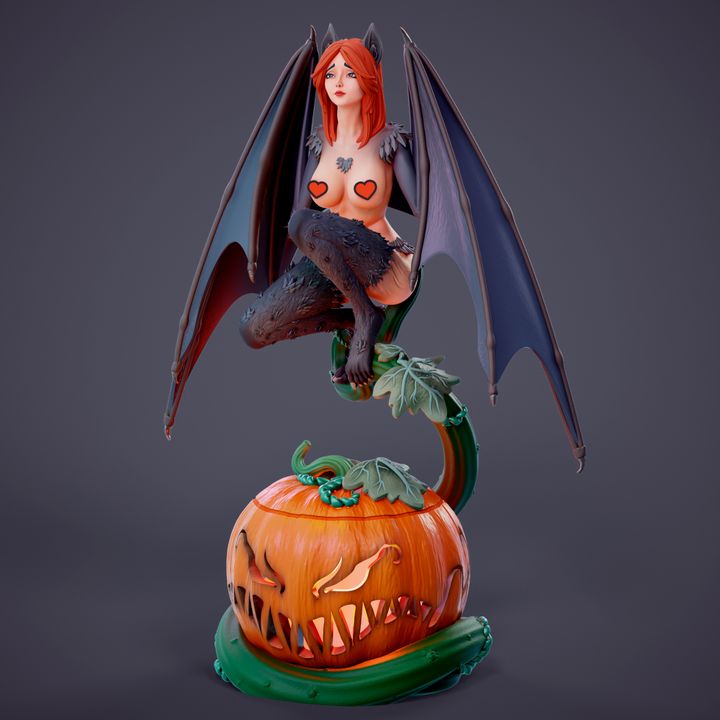 3D Printable Halloween Bat / C by Chagarin