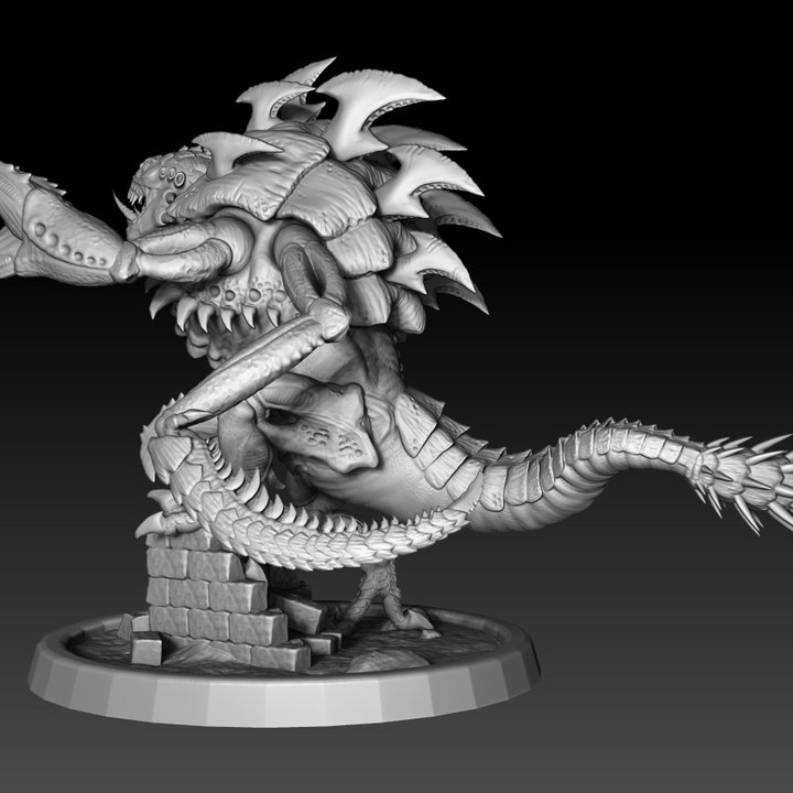 3D Printable Carnimorph: Bio Giant Alpha by Machinebane Studios