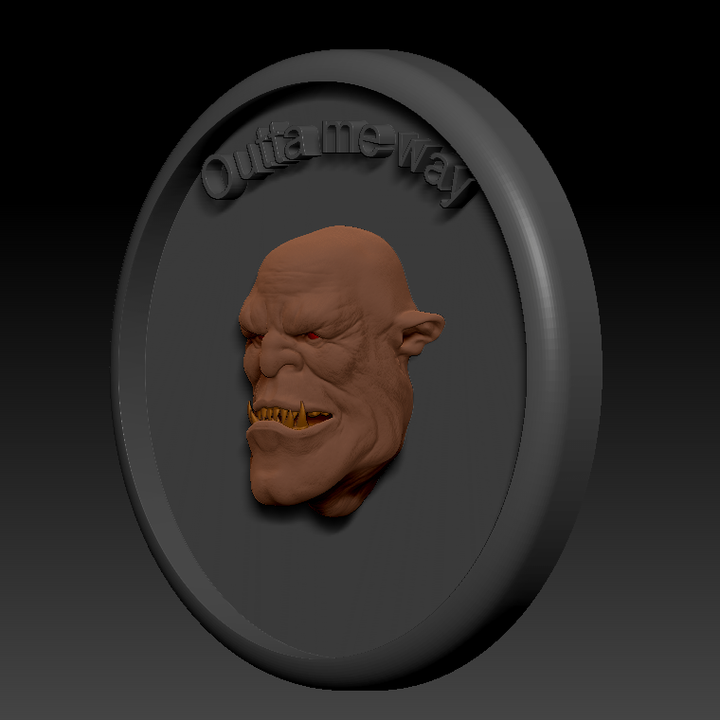 3D Printable Ogre Objective Marker by Tabula-Rasa-Gaming