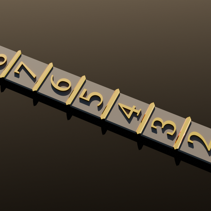 3D Printable 9 Inch Ruler for Wargames by Matt_3D_Artist