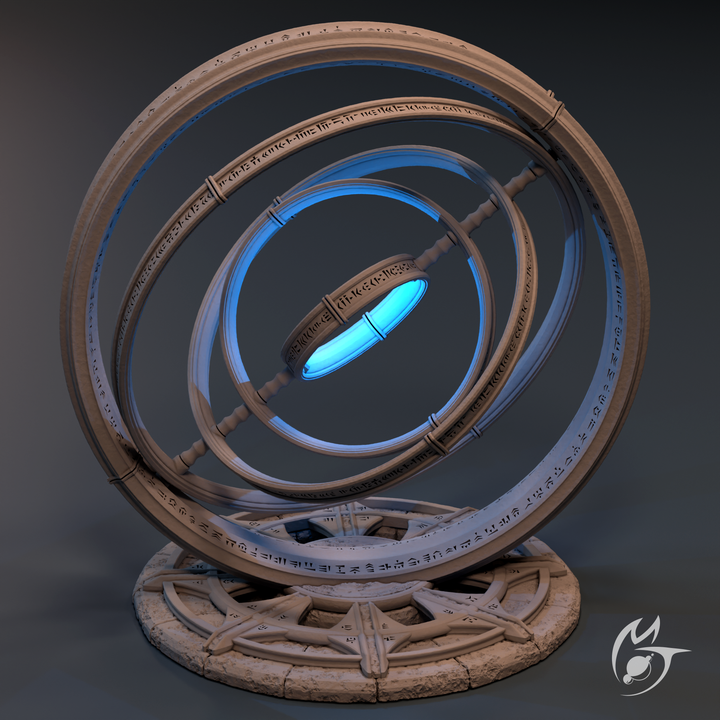3D Printable Wizard Tower Arcane Portal & Cage by Making Tlon