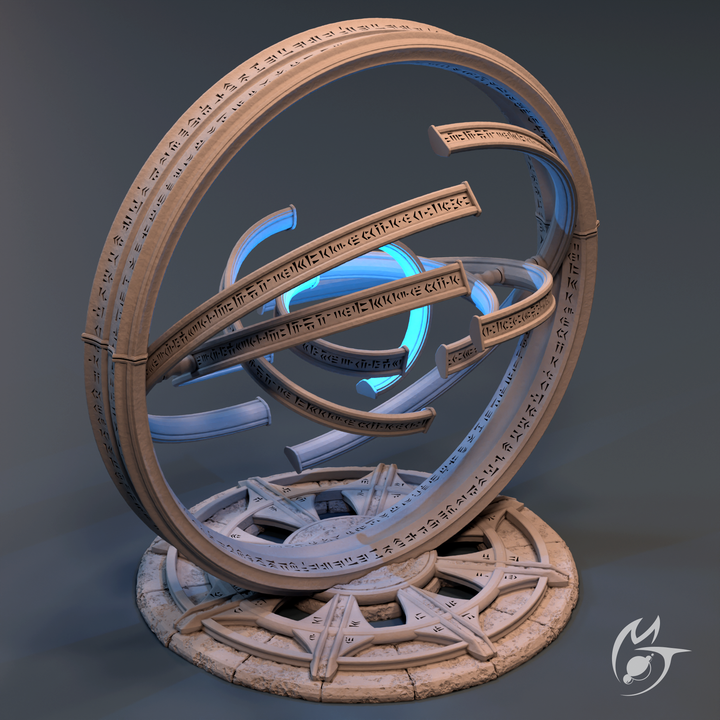 3D Printable Wizard Tower Arcane Portal & Cage by Making Tlon