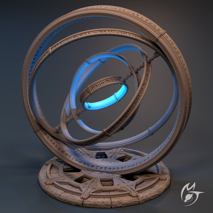 3D Printable Wizard Tower Arcane Portal & Cage by Making Tlon