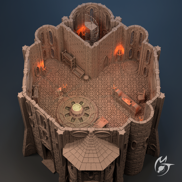 3D Printable Wizard Tower Bundle by Making Tlon