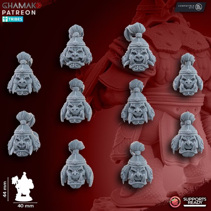 3D Printable Black waste orcs melee weapon & shield by Ghamak