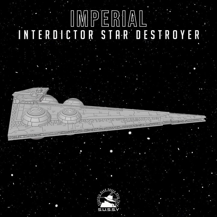 3D Printable Interdictor Star Destroyer by Slightly Used SpaceShips ...