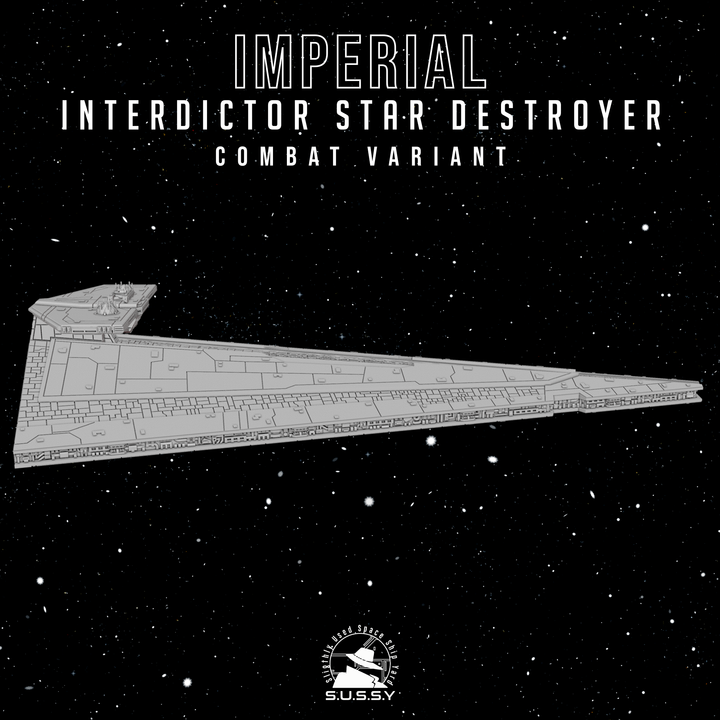 3D Printable Interdictor Star Destroyer by Slightly Used SpaceShips ...