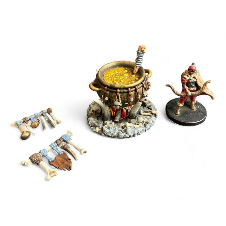 3D Printable Troll's Cauldron by Tiny Furniture