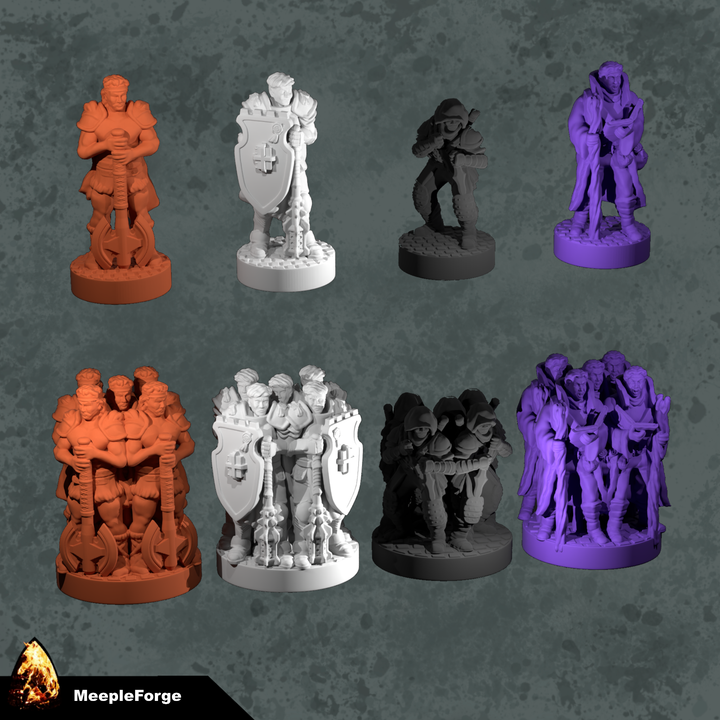 3D Printable Adventurer Resources for Lords Of Waterdeep by Andy at ...